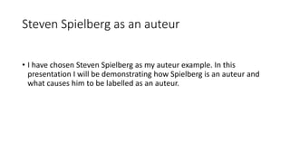 Presentation on auteurs | PPT