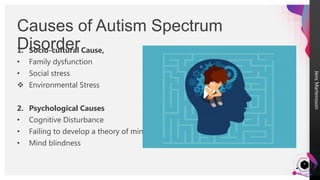 Autism spectrum disorder | PPTX