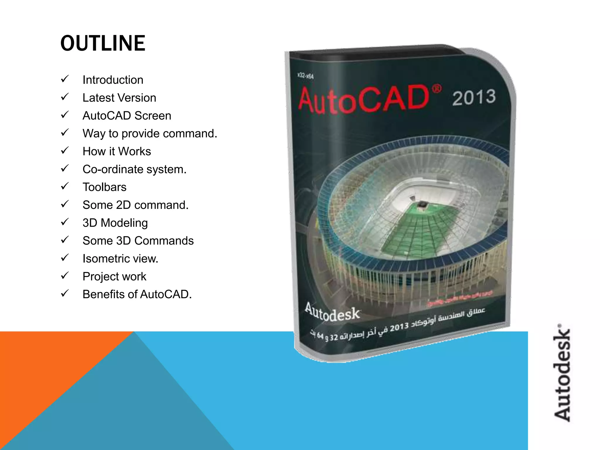 Presentation On Auto Cad | PPTX