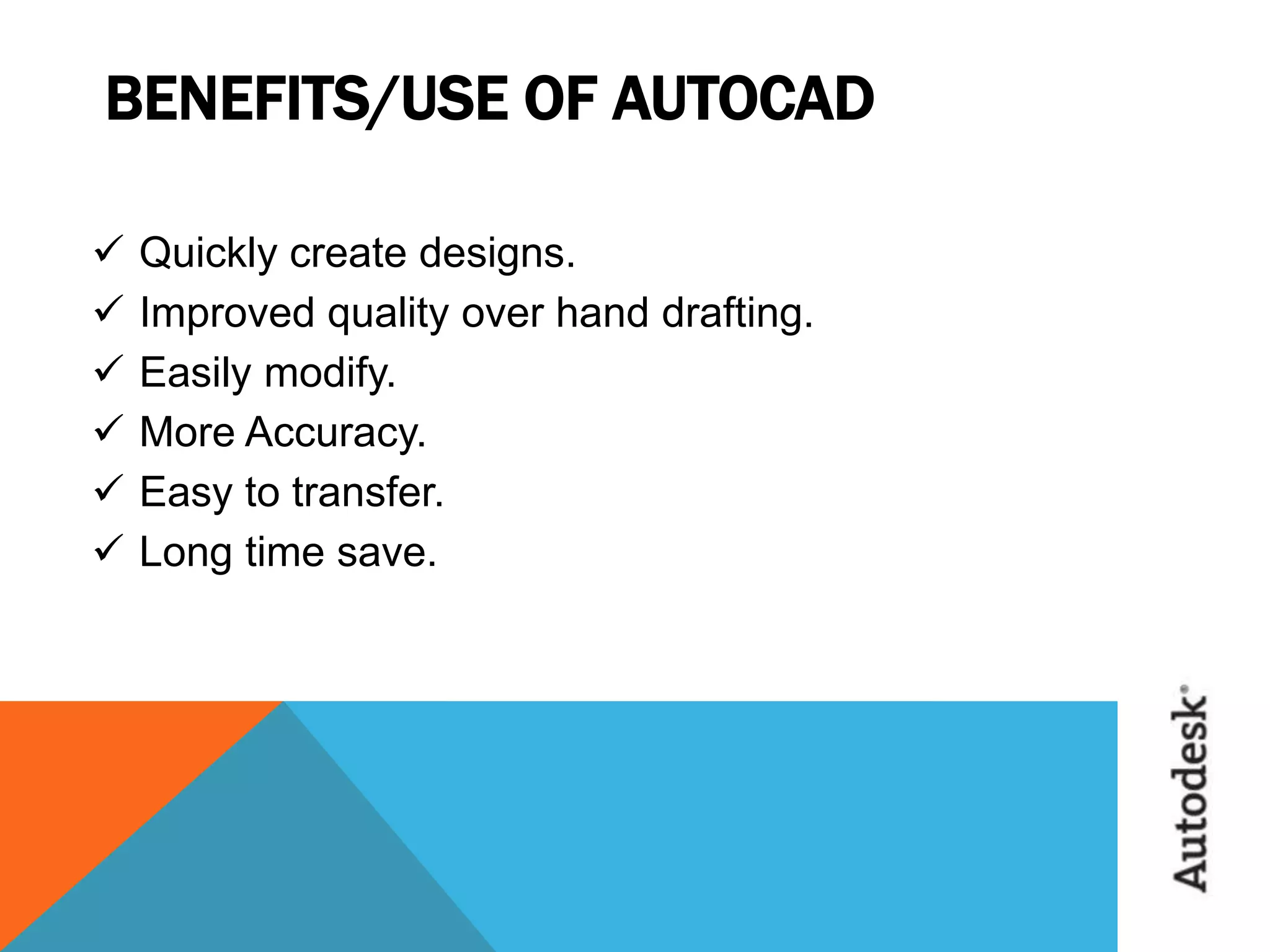 Presentation On Auto Cad | PPTX