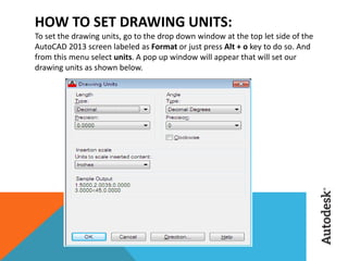 Presentation On Auto Cad | PPTX