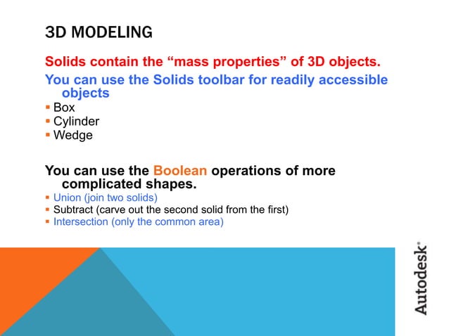 Presentation On Auto Cad | PPTX