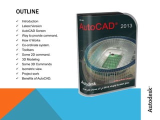 Presentation On Auto Cad | PPTX