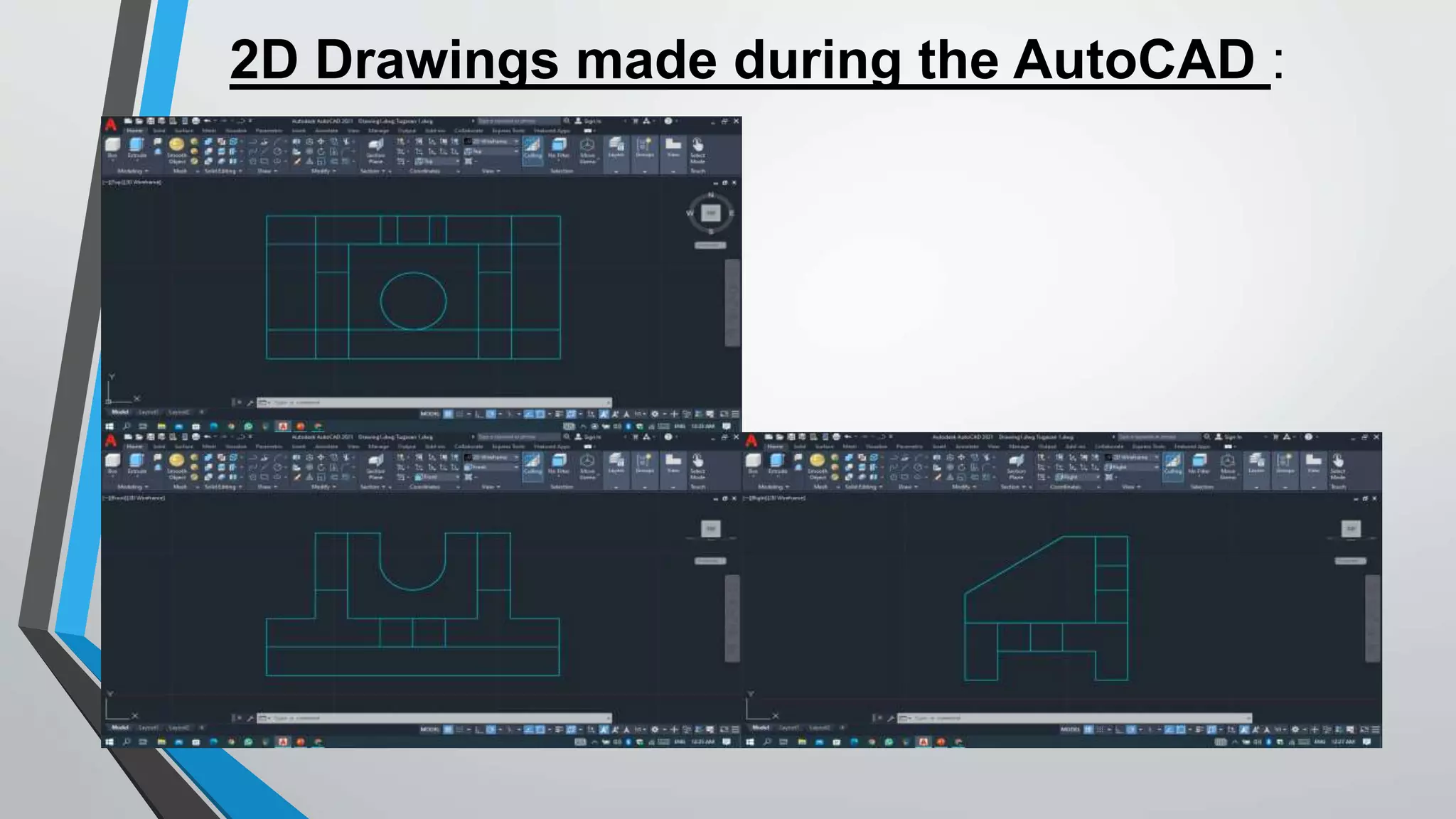 Presentation on AutoCAD.pptx | 3-D Graphics | Computer Software and Applications