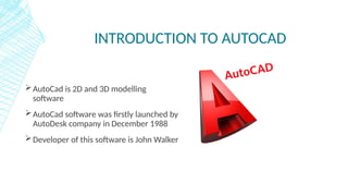 PRESENTATION ON AUTOCAD civil engineering | PPTX