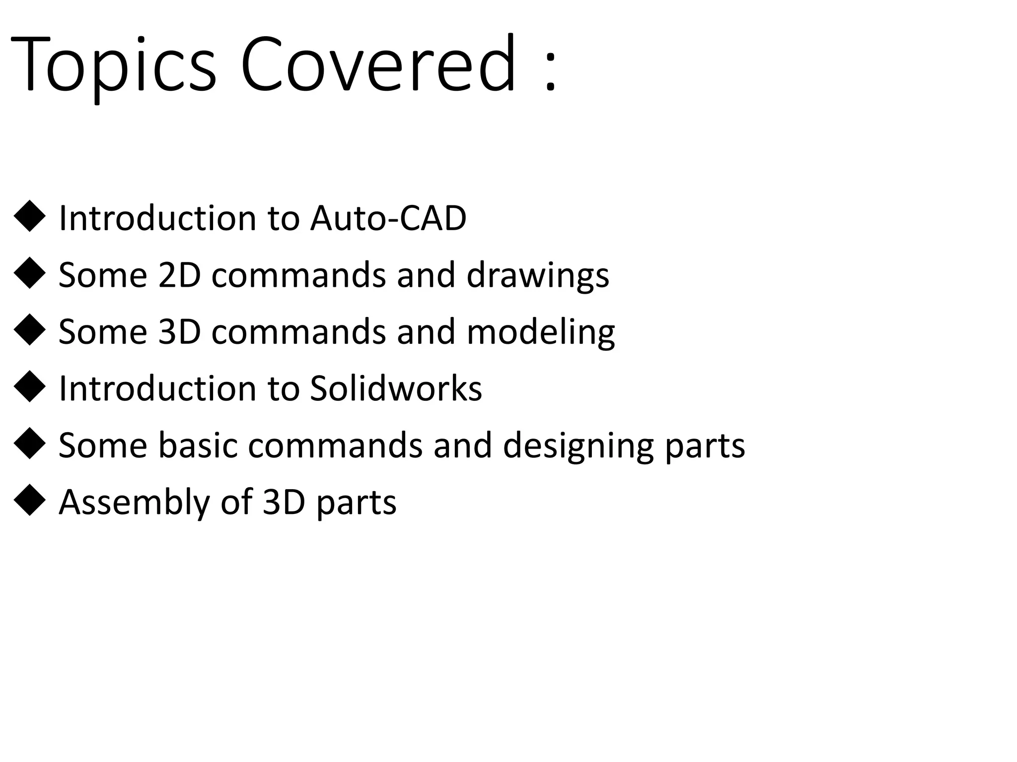 Presentation on AutoCad and Solidworks-WPS Office.pptx