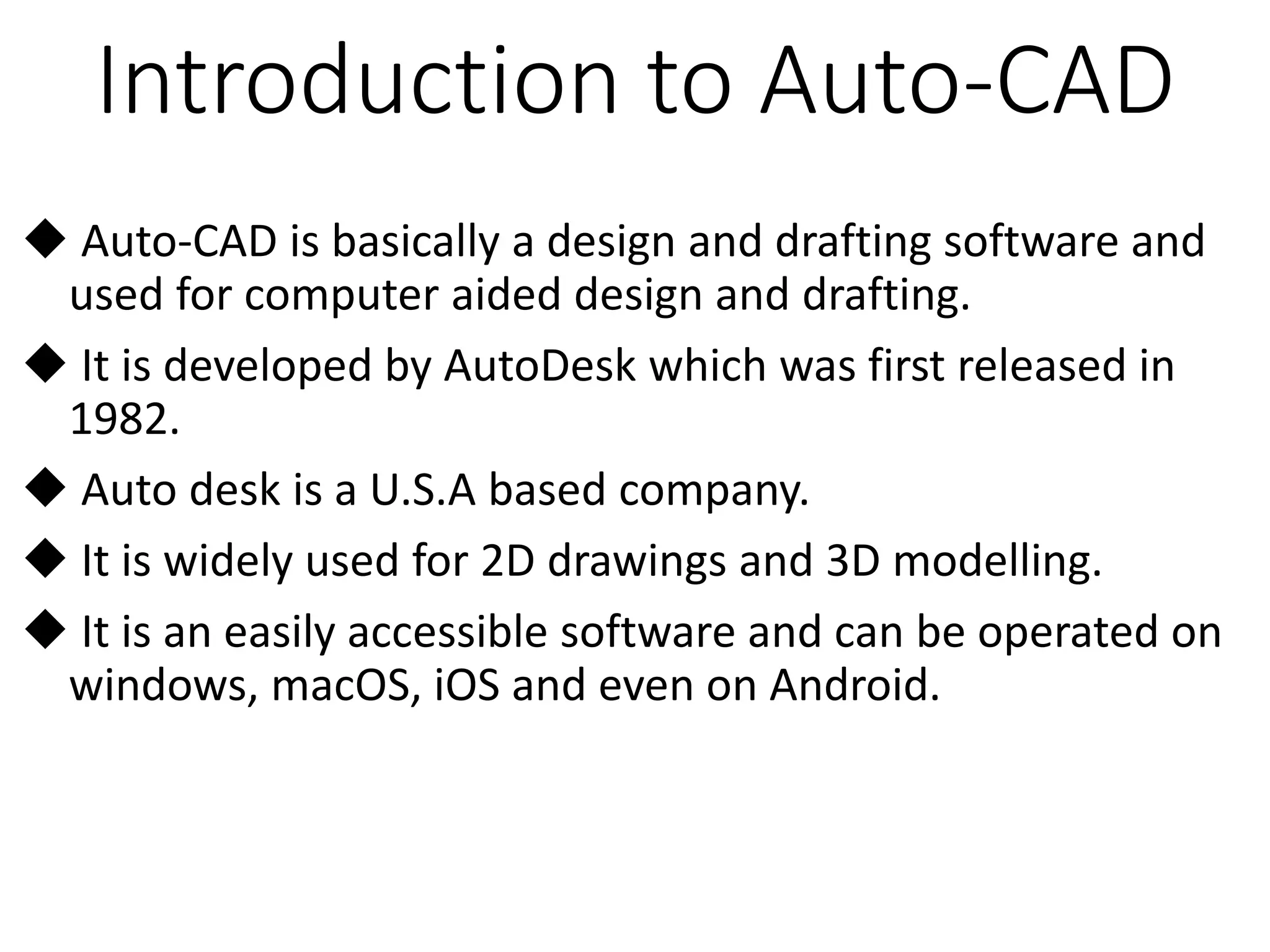 Presentation on AutoCad and Solidworks-WPS Office.pptx