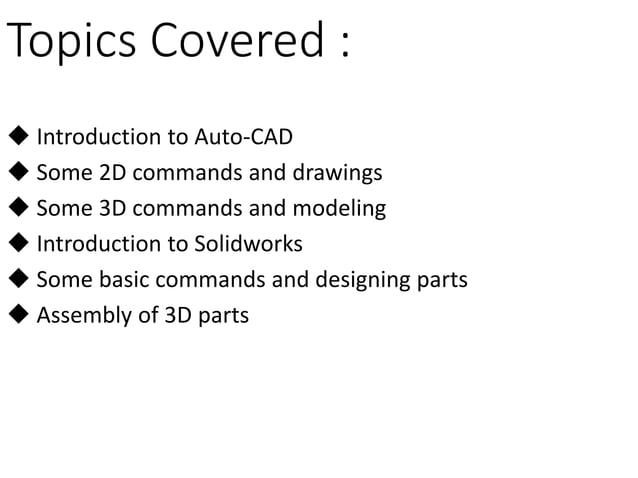 Presentation on AutoCad and Solidworks-WPS Office.pptx | 3-D Graphics | Computer Software and ...