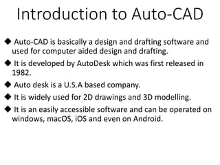 Presentation on AutoCad and Solidworks-WPS Office.pptx