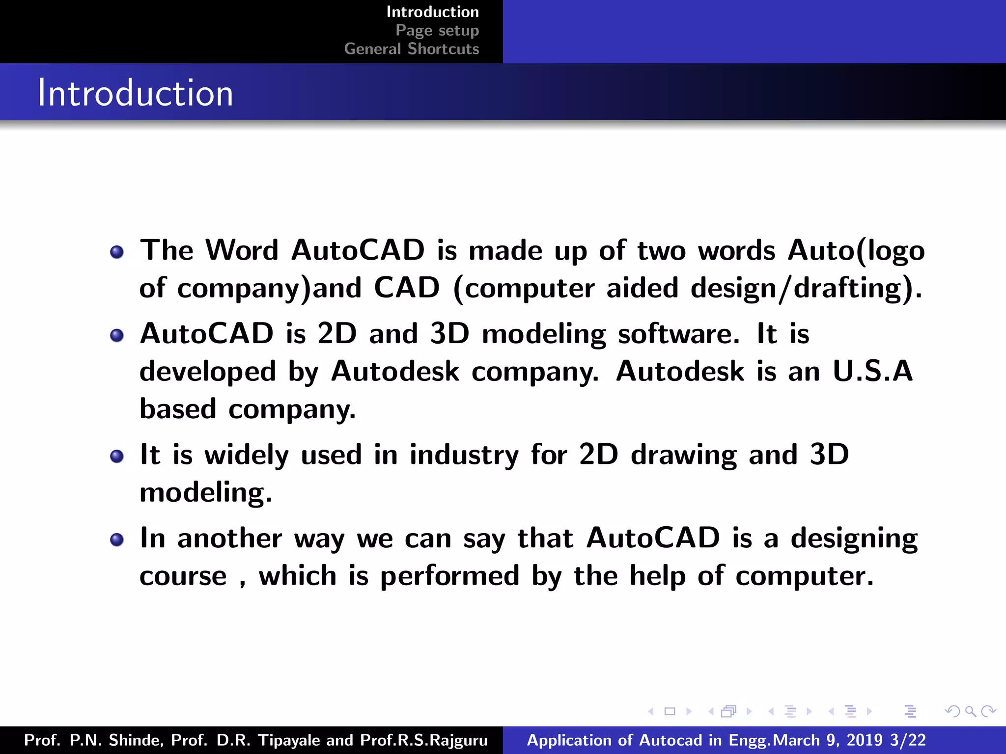 Presentation on autocadd | PDF | Technology & Computing