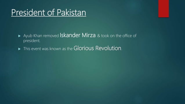 Presentation on ayub khan era | PPTX