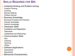 Presentation on BA | PPT