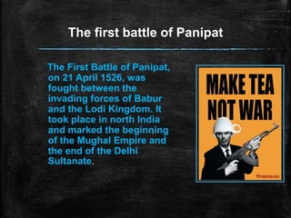 Presentation on babur by aum bokhare | PPTX | Sikhism | Religion ...