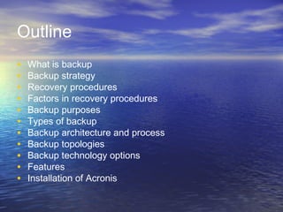 Presentation on backup and recoveryyyyyyyyyyyyy | PPT | Operating ...