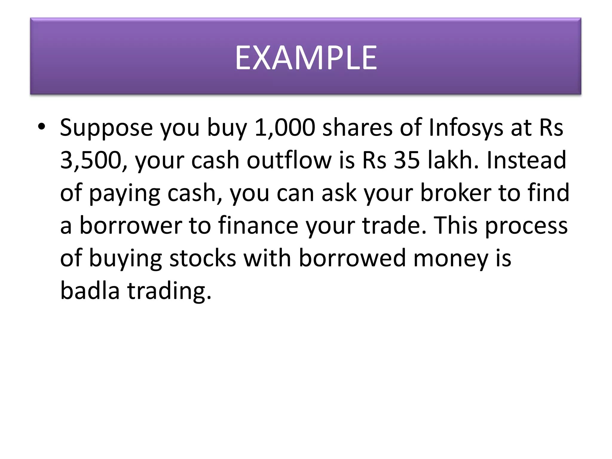Presentation On Badla System | PPTX