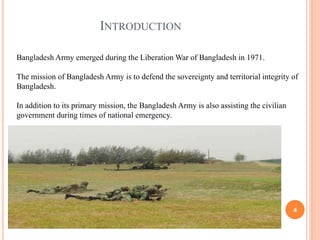 Presentation on Bangladesh Army | PPTX