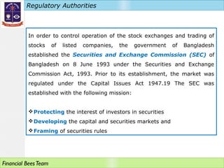 Presentation on bangladesh stock market | PPS