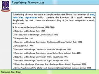 Presentation on bangladesh stock market | PPS