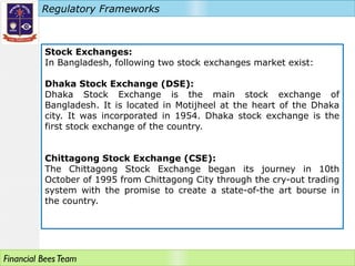 Presentation on bangladesh stock market | PPS