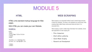 Presentation on basics of python | PPT