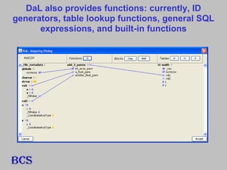 Presentation on BCS Database Products January 2011 | PPTX