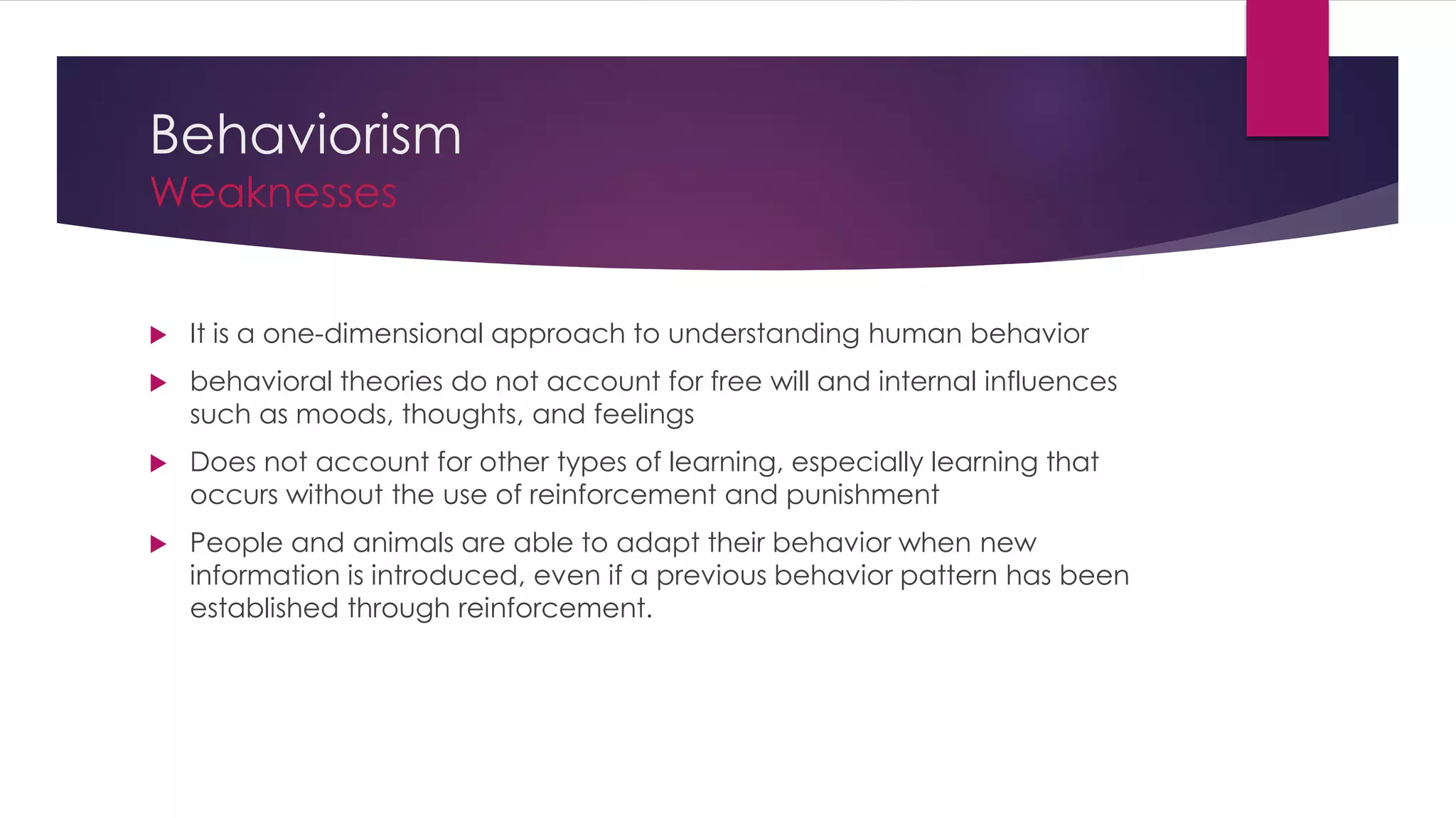 Presentation on behaviorism | PDF