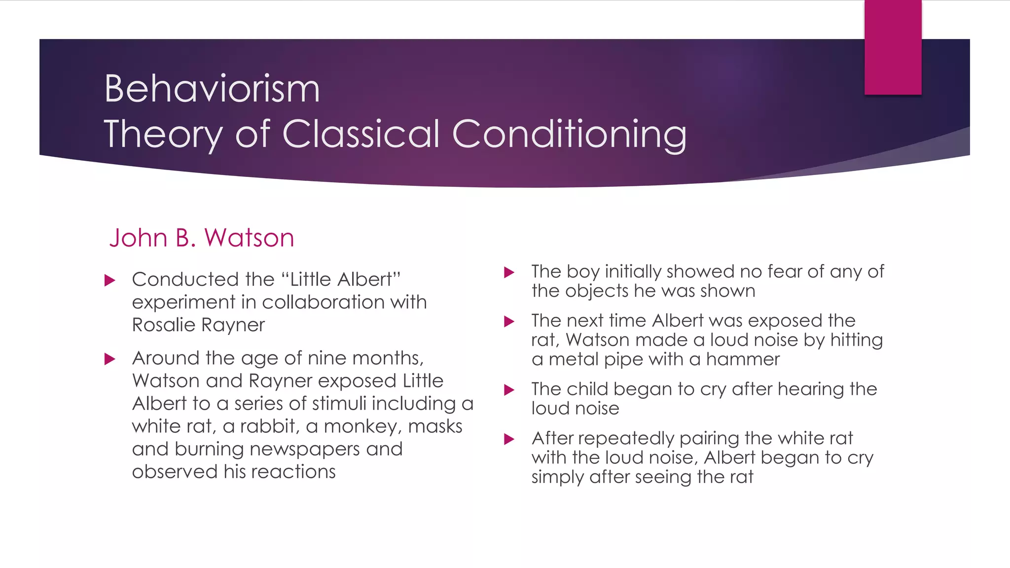 Presentation on behaviorism | PDF