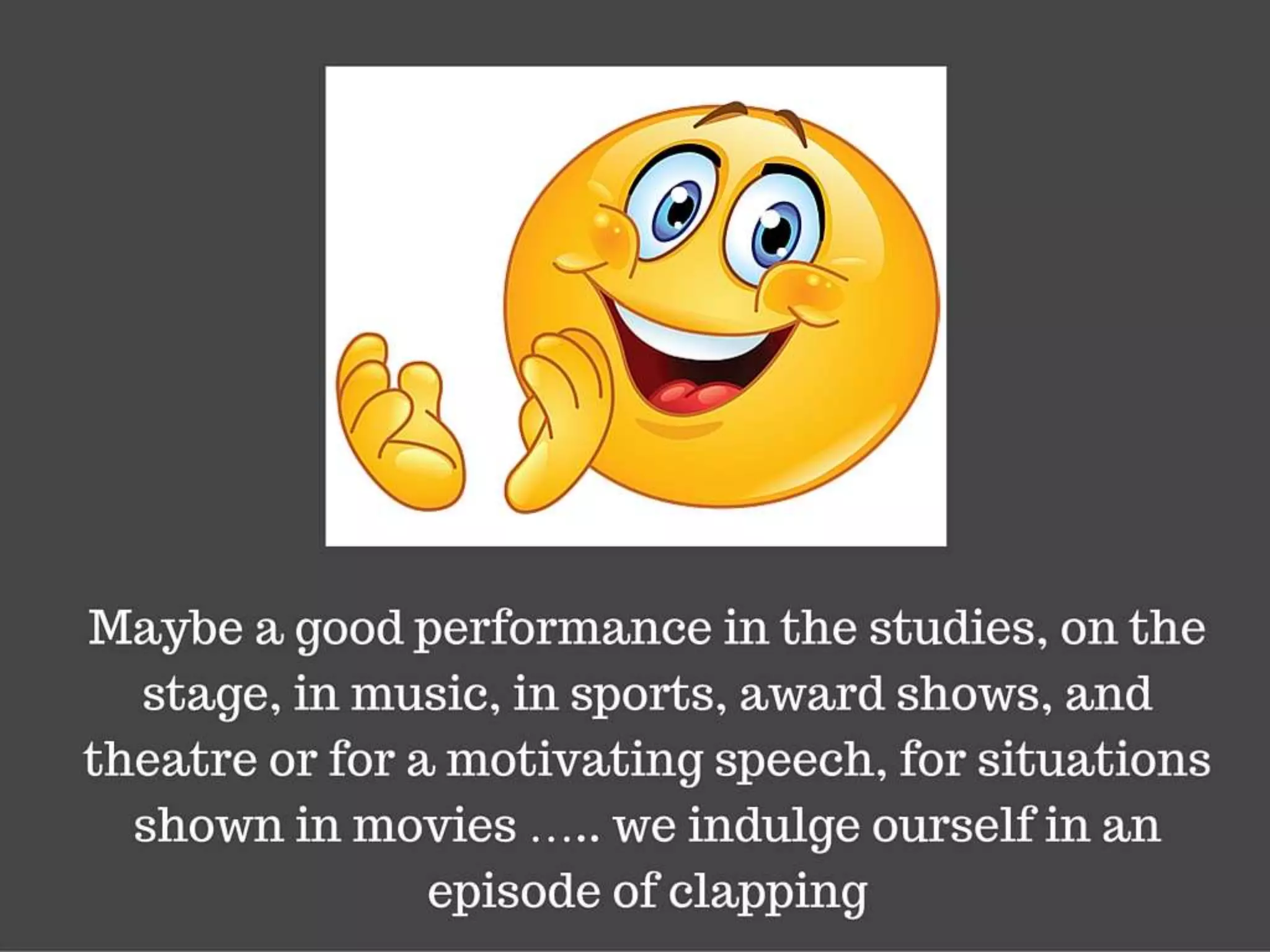 Presentation on benefits of clapping | PPTX