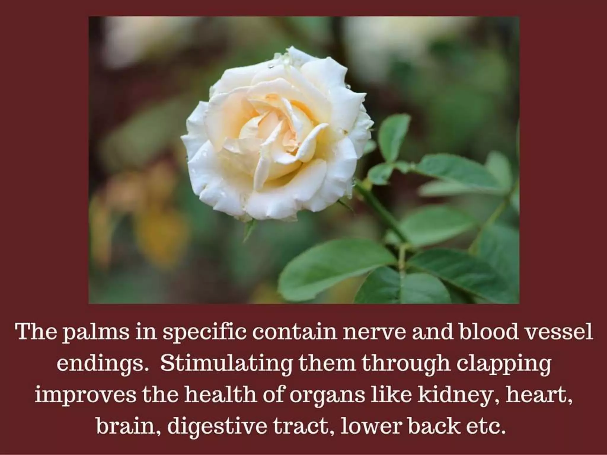 Presentation on benefits of clapping | PPTX