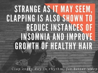 Presentation on benefits of clapping | PPTX