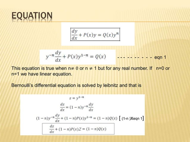 Presentation on bernoulli | PPT