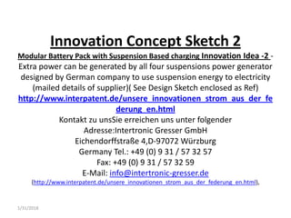 Presentation on BEV ( Battery Operated Electric Vehicles) | PDF