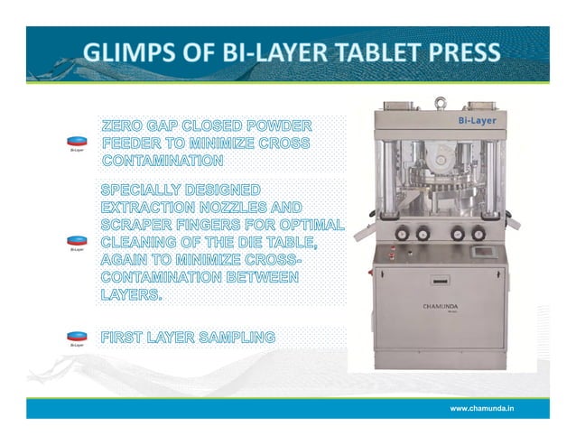 Bi-Layer Tablet Press for Chamunda Pharma Machinery | PPT