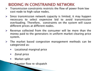 bidding strategies in indian restructured power market | PPTX