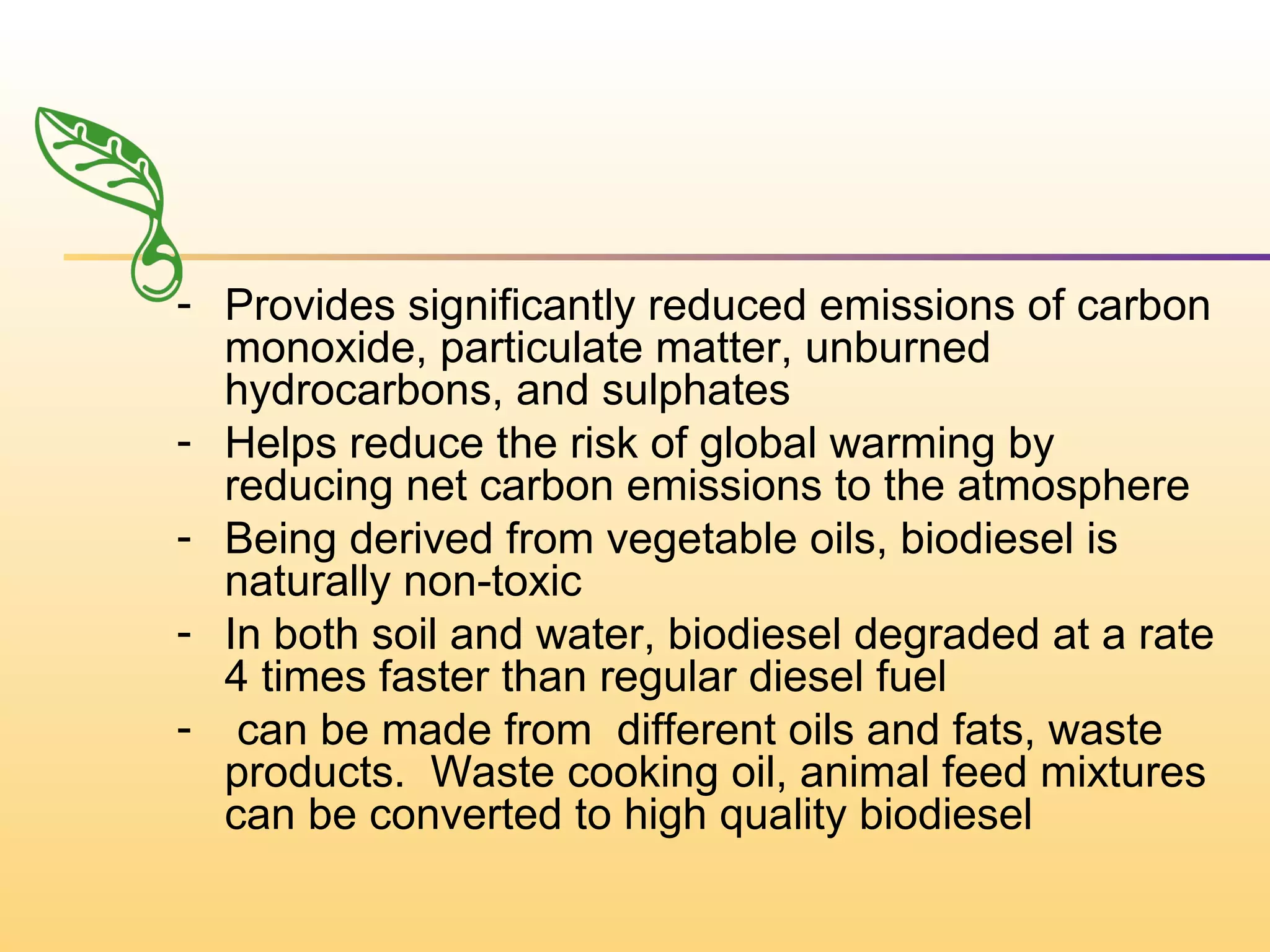 Presentation on biodiesel by kiran aajagekar | PPT