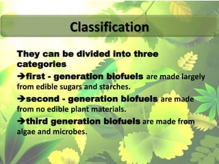 Presentation - Bio-fuels Generation | PPTX