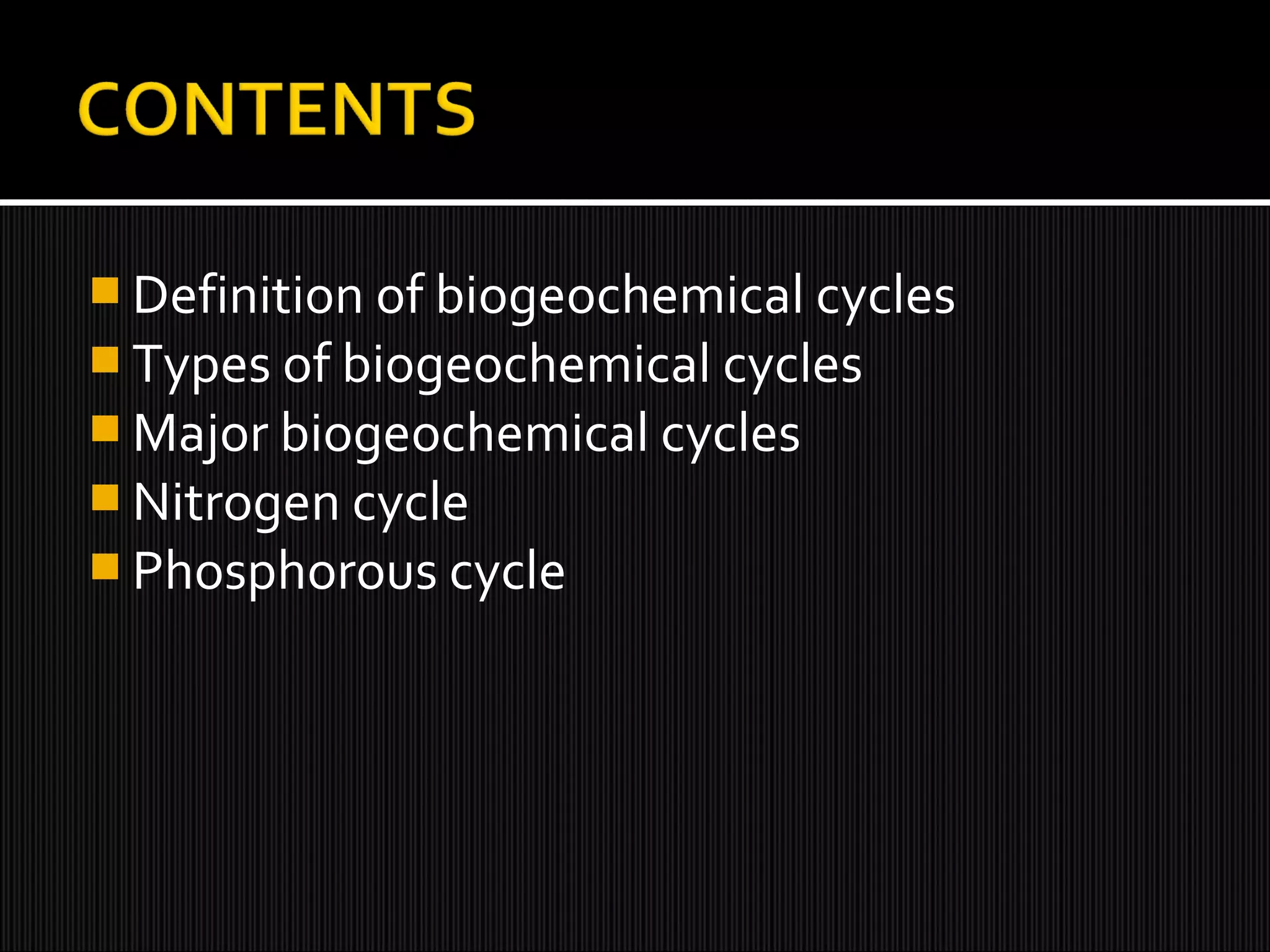 Presentation on biogeochemical cycles 2 | PPT | Science