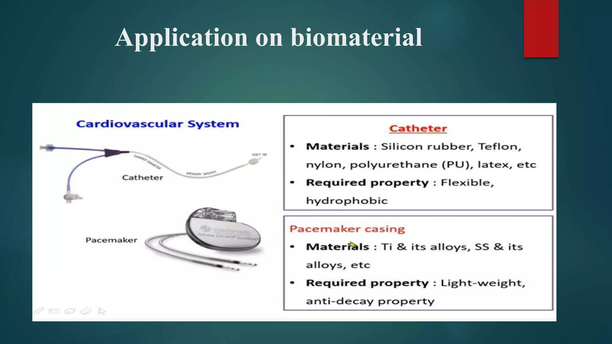 Presentation on biomaterial | PPTX