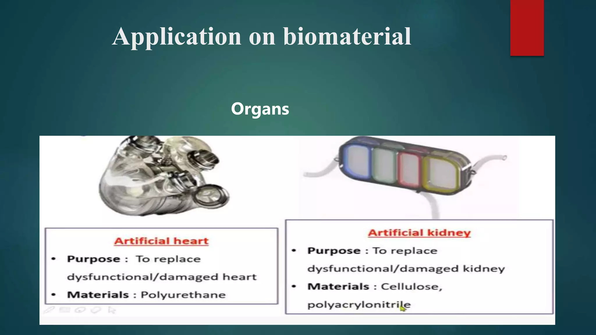 Presentation on biomaterial | PPTX