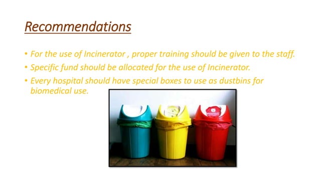 Presentation on Biomedical waste Management.pptx | Infectious Diseases ...