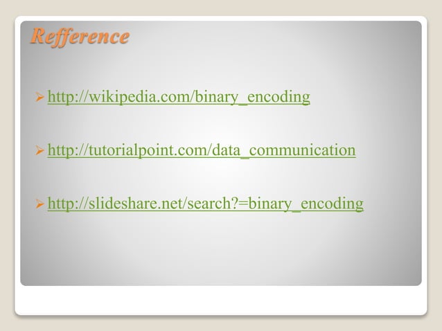 Presentation on bipolar encoding | PPTX