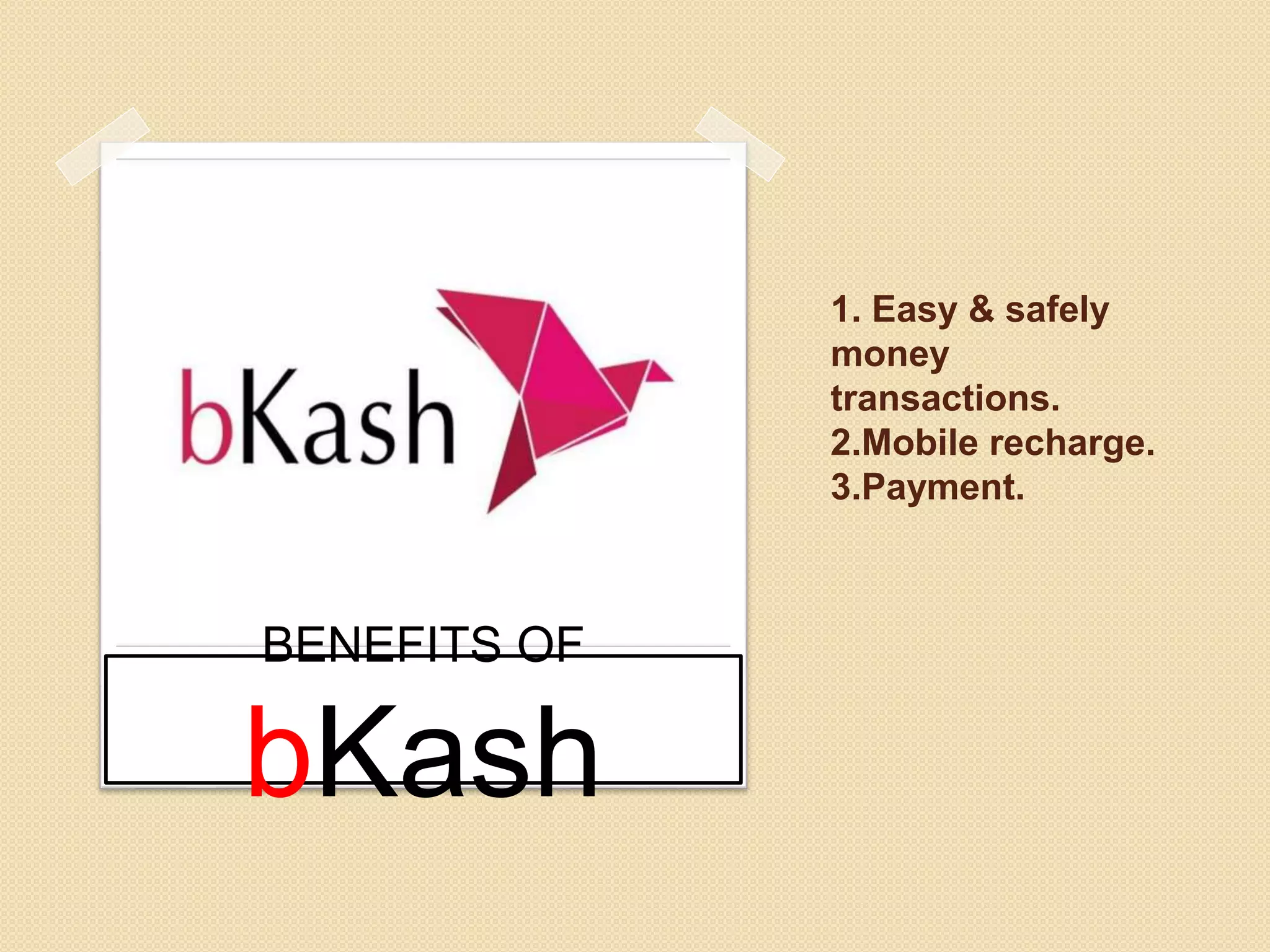 Presentation on bkash for it or cse students | PPTX
