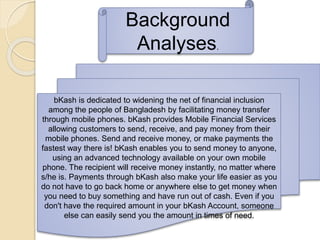Presentation on bkash for it or cse students | PPTX