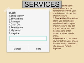 Presentation on bkash for it or cse students | PPTX