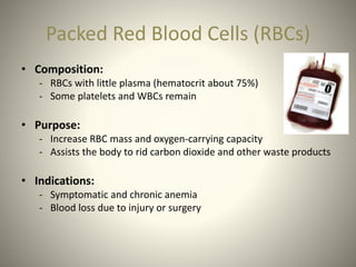 BLOOD TRANSFUSION | PPTX | Blood Disorders | Diseases and Conditions