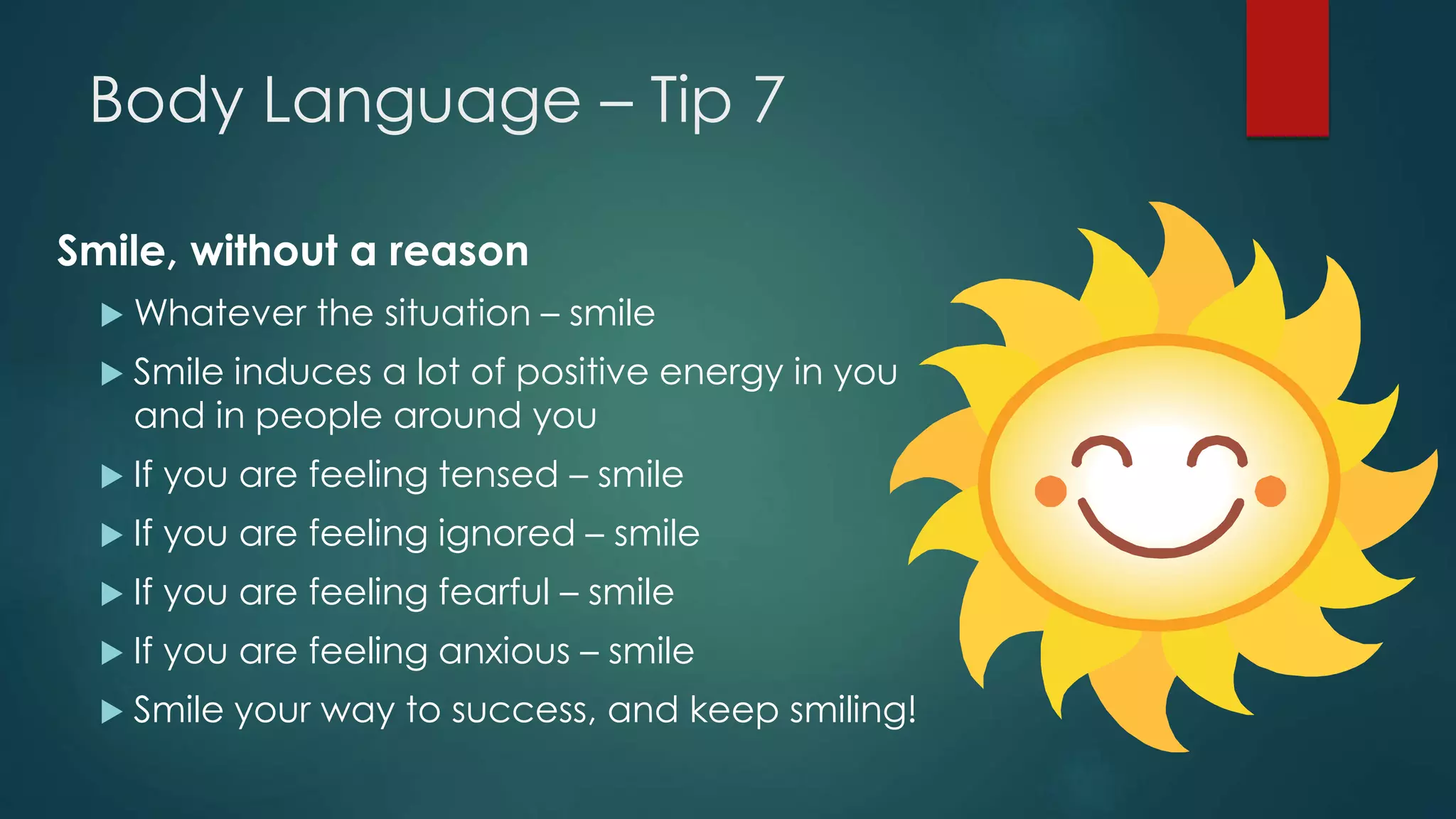 Presentation on body language | PPTX