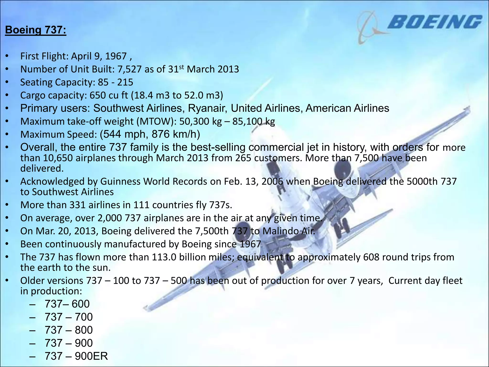 Presentation on Boeing | PPSX
