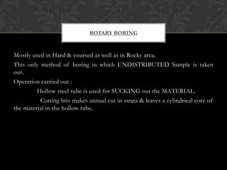 Presentation on boring | PPTX