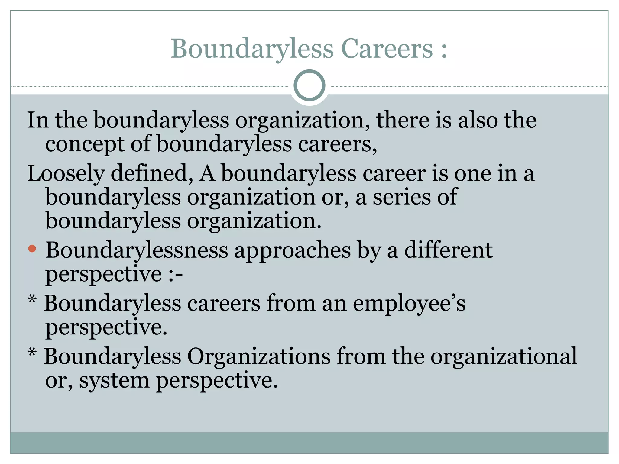 Presentation on boundaryless organization............ | PPT