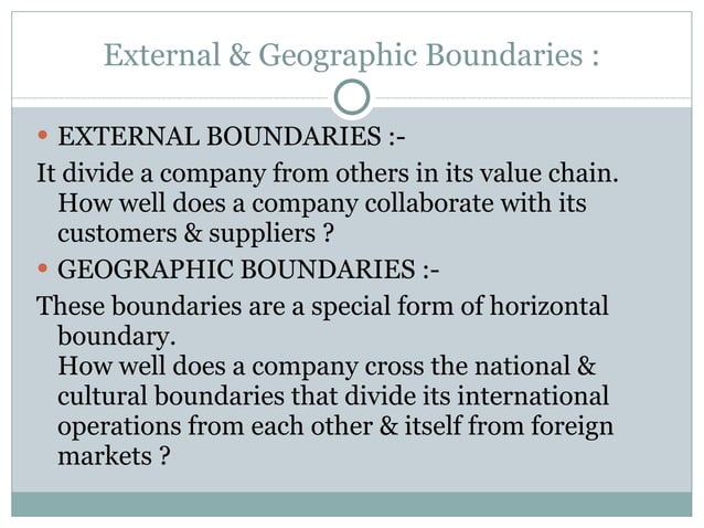 Presentation on boundaryless organization............ | PPT